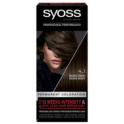 SYOSS boja za kosu 4-1 Middle brown