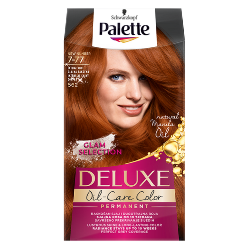 PALETTE DELUXE boja za kosu 7-77 (562) Intenzivno sjajno bakrena