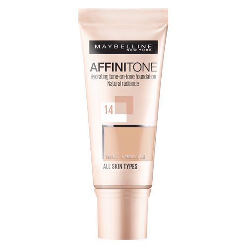 Maybelline New York Affinitone tečni puder 14 Creamy Beige