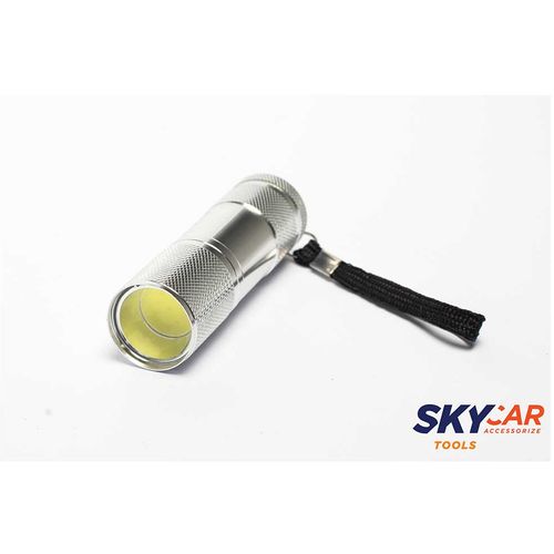 SkyCar Lampa 9LED aluminium