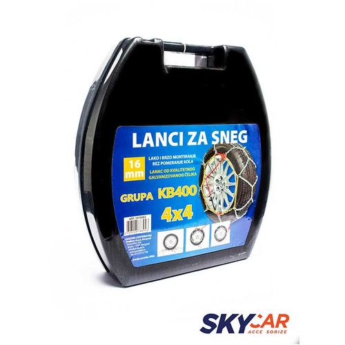 SkyCar Lanci za sneg KB400 4x4 16mm