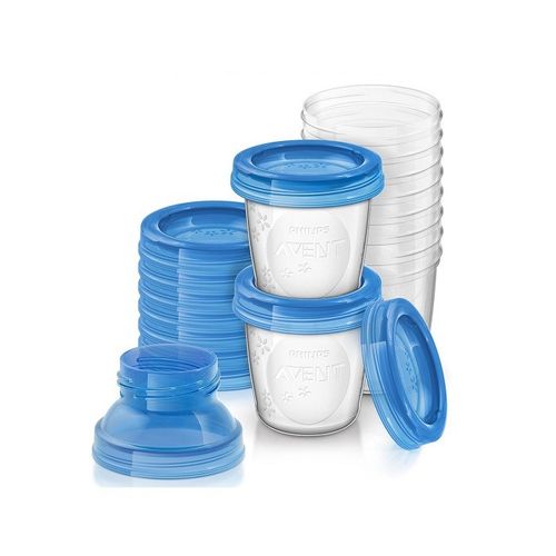 Avent Via šolje sa poklopcima i adapterima - set 10komada + 2 adaptera 1602