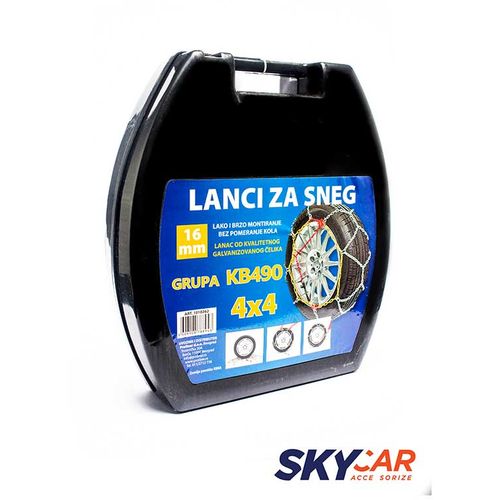 SkyCar Lanci za sneg KB490 4x4 16mm