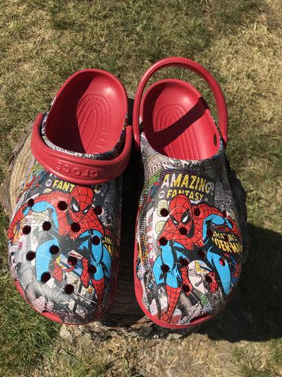 Crocs Spiderman papuce