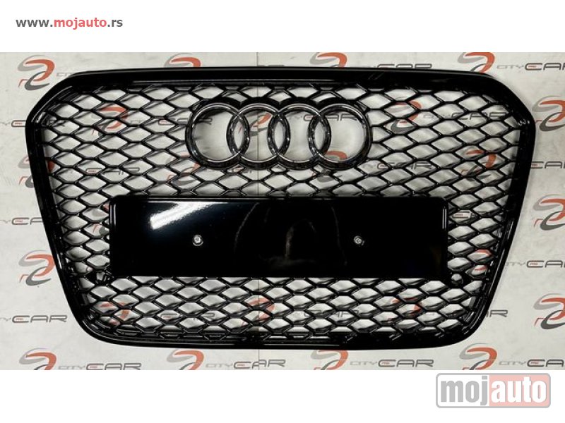 RS6 Gril prednja maska black za Audi A6