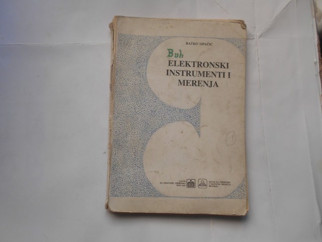 Elektronski  instrumenti i merenja za 3.r sš, R.Opačić