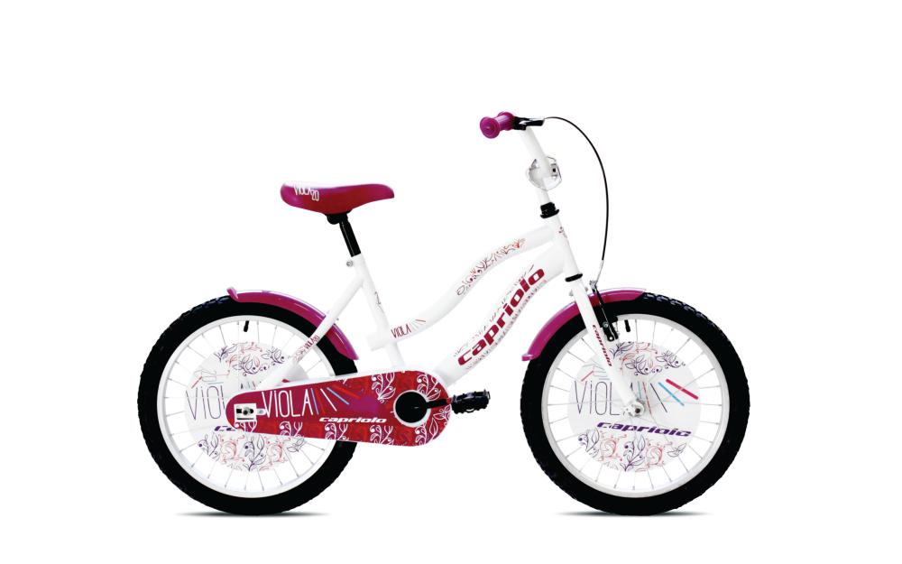 Bicikl deciji za devojcice Capriolo Viola 20" beli
