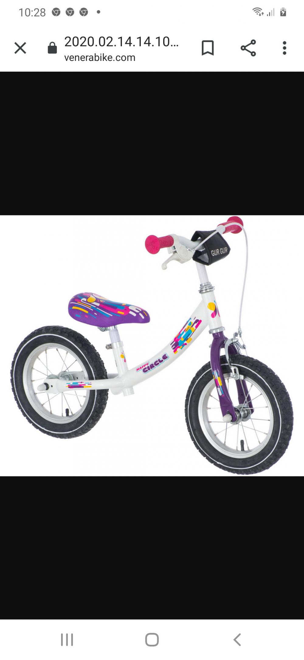 Balans bicikl balance bike nov za devojcice