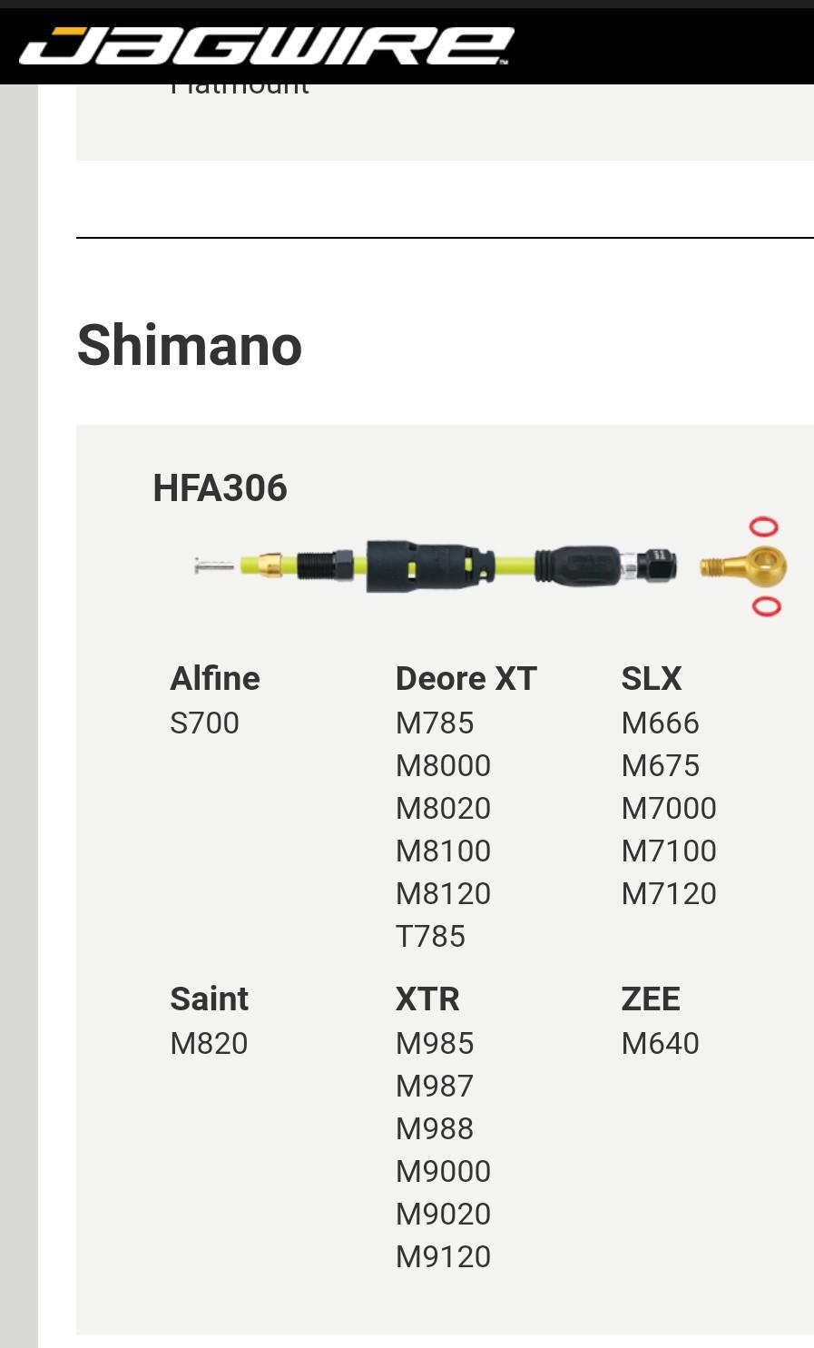Kupujem jagwire krajeve creva za shimano banjo