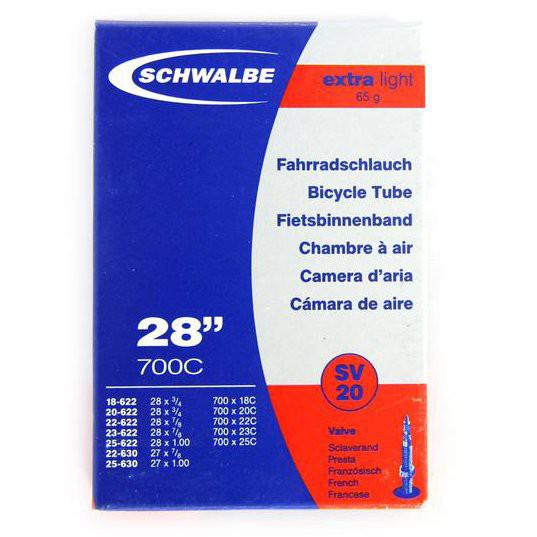 Schwalbe SV20 Extra Light EK 40mm 28 inca