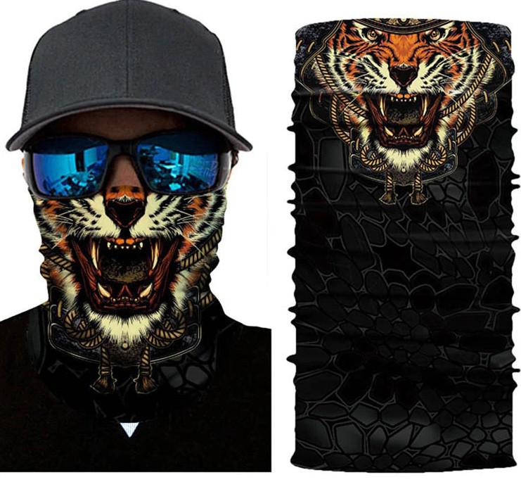 3D TIGAR Marama bandana potkapa maska šal kapa