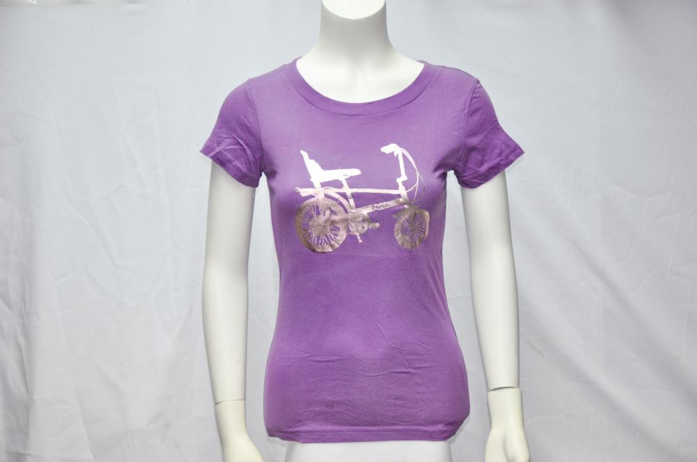Bench Bicycle Chopper Tee zenska majica ljubicasta