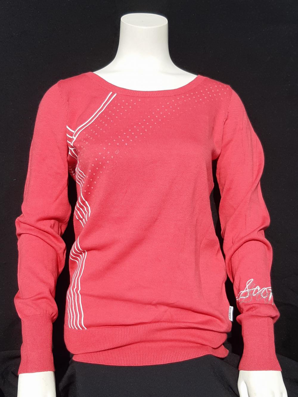 Scott w's dzemper ženski Sweater Knit geranium red