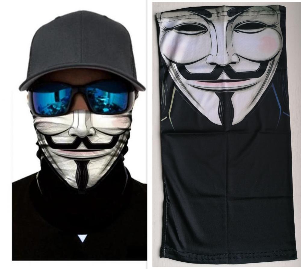 Marama Anonimus potkapa maska za lice bandana kapa
