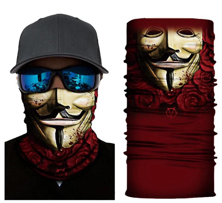 Marama Anonimus potkapa maska za lice bandana kapa