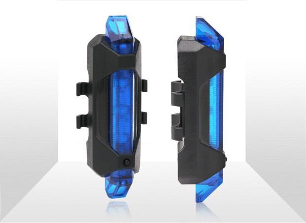 NOVO, vodootporno USB svetlo za bicikl , Plavo
