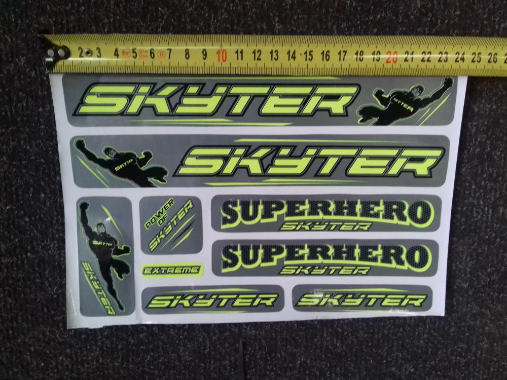 Nalepnice za bicikl Skyter Superhero set