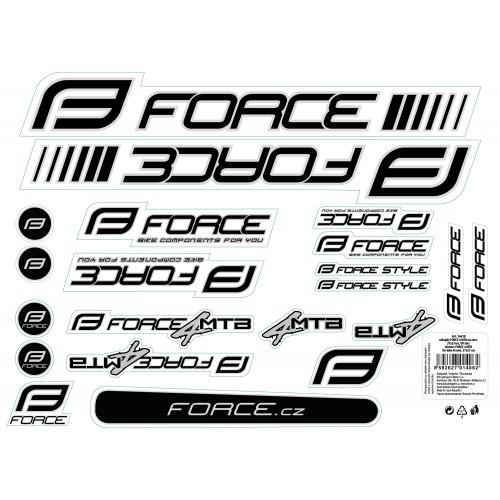 NALEPNICA NA RAM BICIKLA FORCE 4 MTB, 37x27 cm