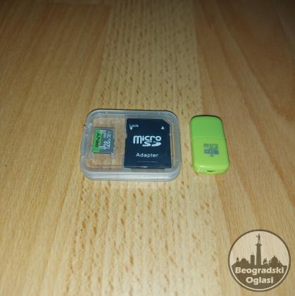 SD card 128GB + Adapter