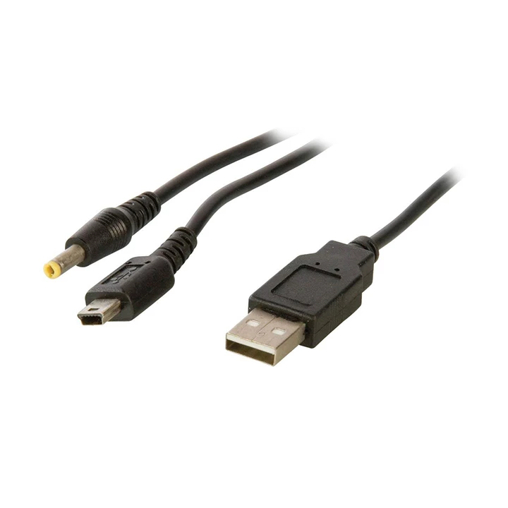 Kabl konzola USB AM - USB BM mini 5pin + PSP, 1.8m