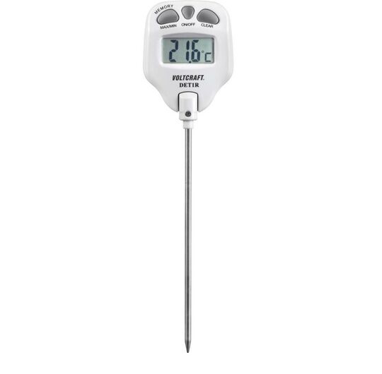 Ubodni termometar DET1R 1001 Voltcraft merno područje temperature -10 do 200 °C senzor tipa K