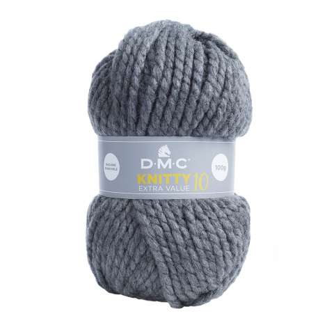 DMC KNITTY 10 SIVA 100gr, dužina 82m