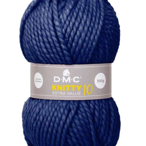 DMC KNITTY 10 TEGET PLAVA 100gr, dužina 82m
