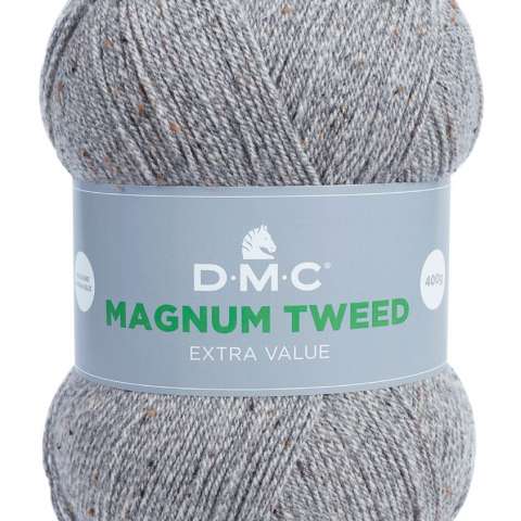 DMC MAGNUM TWEED SIVA 400gr, dužina 840m