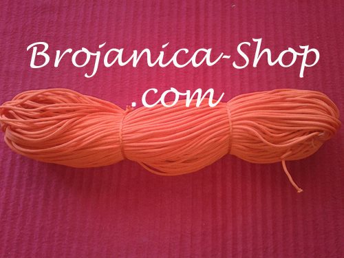 Konac za izradu Brojanica u narandžastoj boji (100m)