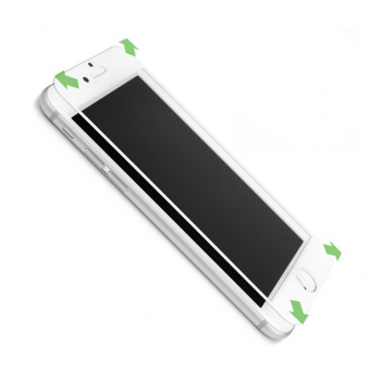 Zastitno staklo 3D FULL COVER za iPhone 6 belo (tip2)