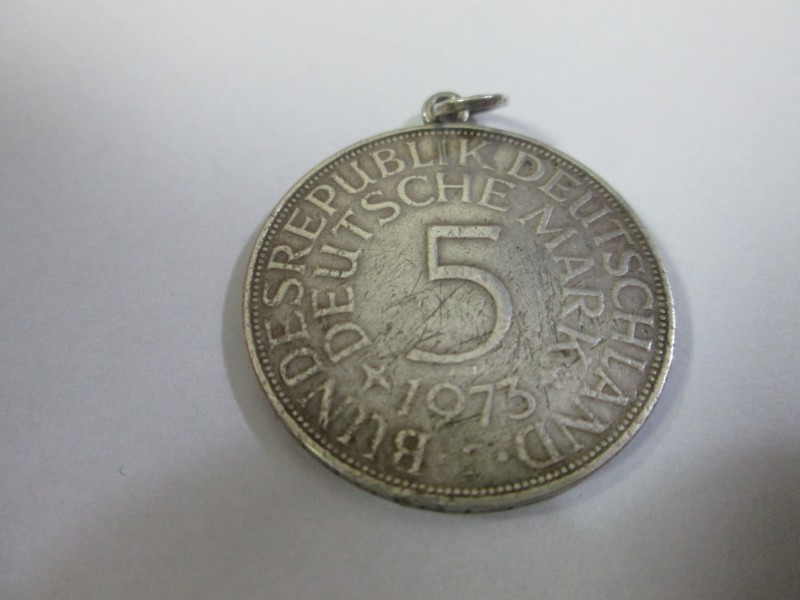 5 srebrnih maraka iz 1973
