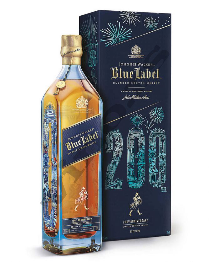 Johnnie Walker Blue Label 200th Anniversary Limited Edition 0,75 l