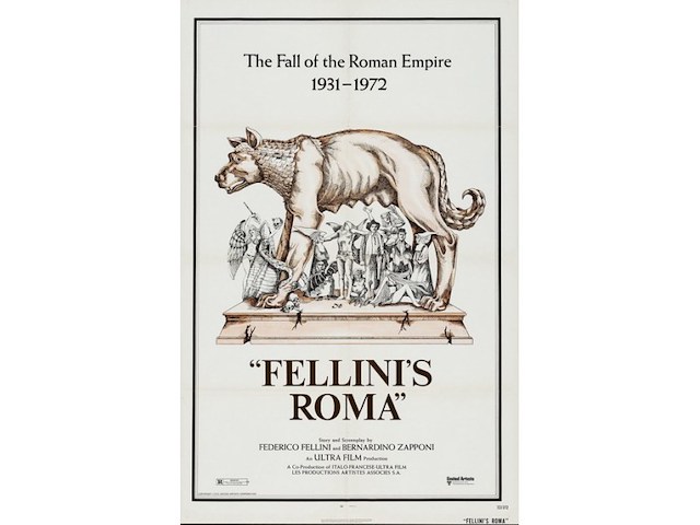 Federico Fellini / Felini - Roma (A3 format)