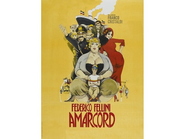 Federico Fellini / Felini - Amarkord (A3 format)