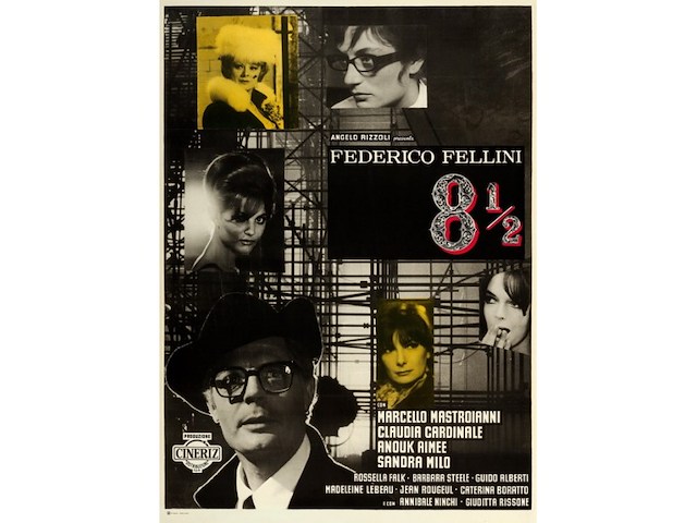 Federico Fellini / Felini - 8½ reprodukcija (A3 format)