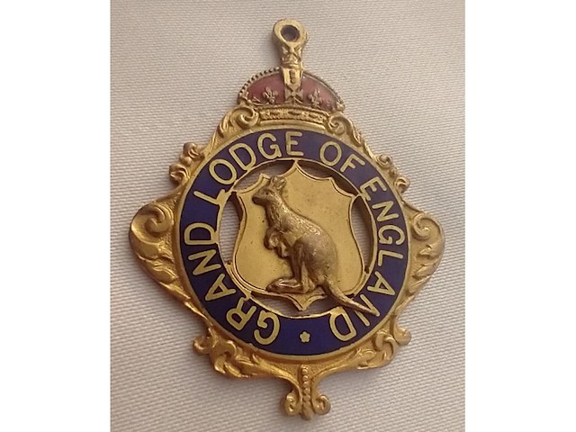Velika Loža Engleske masonska medalja 1920 god.