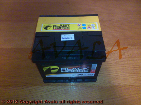 Akumulator 12V 36Ah +L 300A Black Horse *10000006*