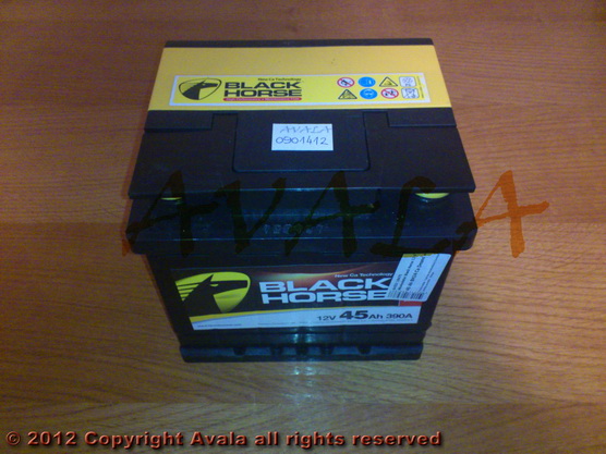 Akumulator 12V 45AH +D 390A Black Horse *10901412*