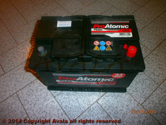 Akumulator 12V 74Ah +D 680A Proatomic *10902818*