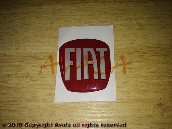 Stiker 60x66mm "FIAT" *10902667*