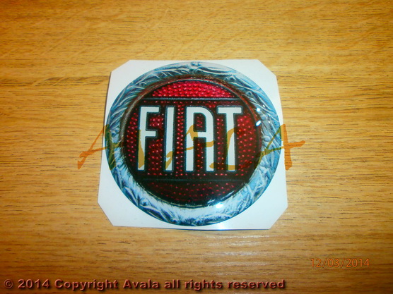 Stiker okrugli 72mm "FIAT" (stari znak) *10902539*