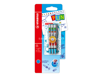 STABILO FUN refili blister 1/3 mix boje