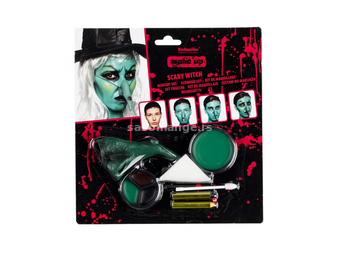 Set za maskiranje veštica make-up Halloween