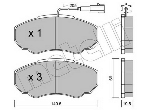 Disk pločice prednje *11904121*