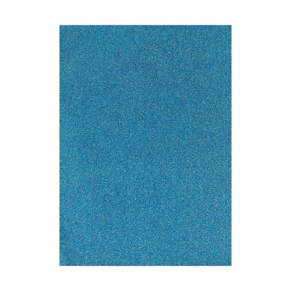 Eva foam GLITTER sticky A4 406.869 blue
