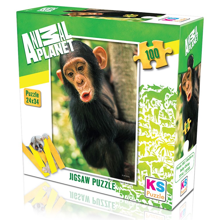 Puzzle 100 delova Animal Planet majmun