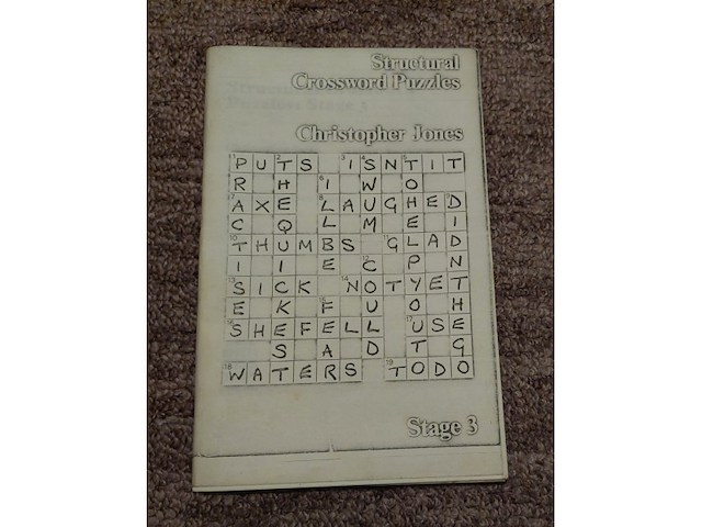 Structural crossword puzzles