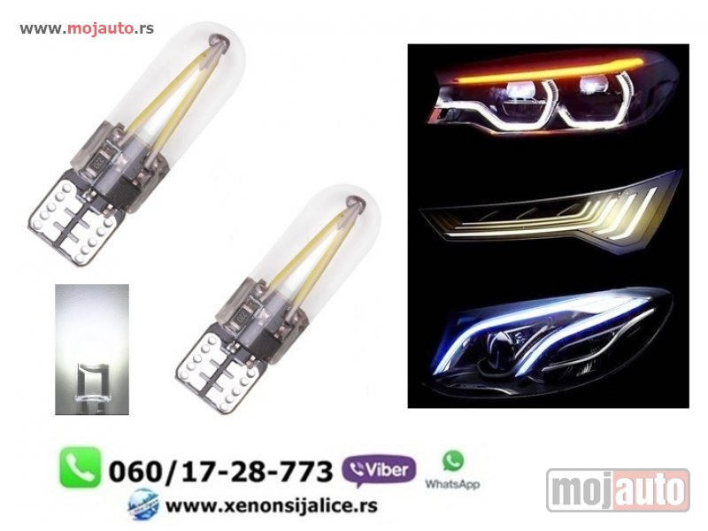 T10 w5w led sijalice bele