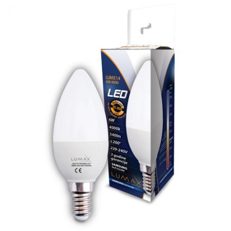 Lumax sijalica LED LUME14-6W 4000K 480 lm ( 004334 )