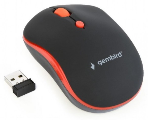 Gembird MUSW-4B-03-R Wireless Mouse black/red